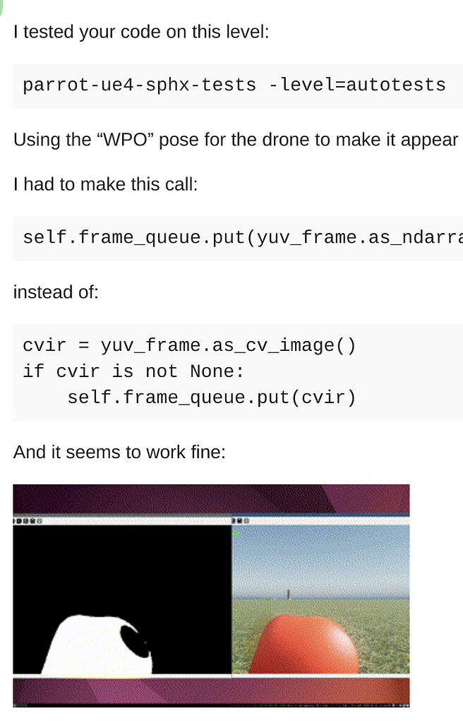 How can I display masks detected window - ANAFI Ai - Parrot Developers ...