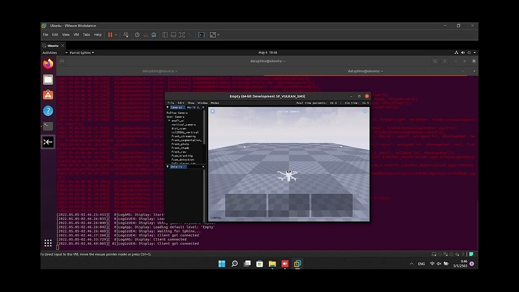 (Sphinx+Olympe) Drone does not respond to takeoff.py - ANAFI Ai - Parrot Developers Forum